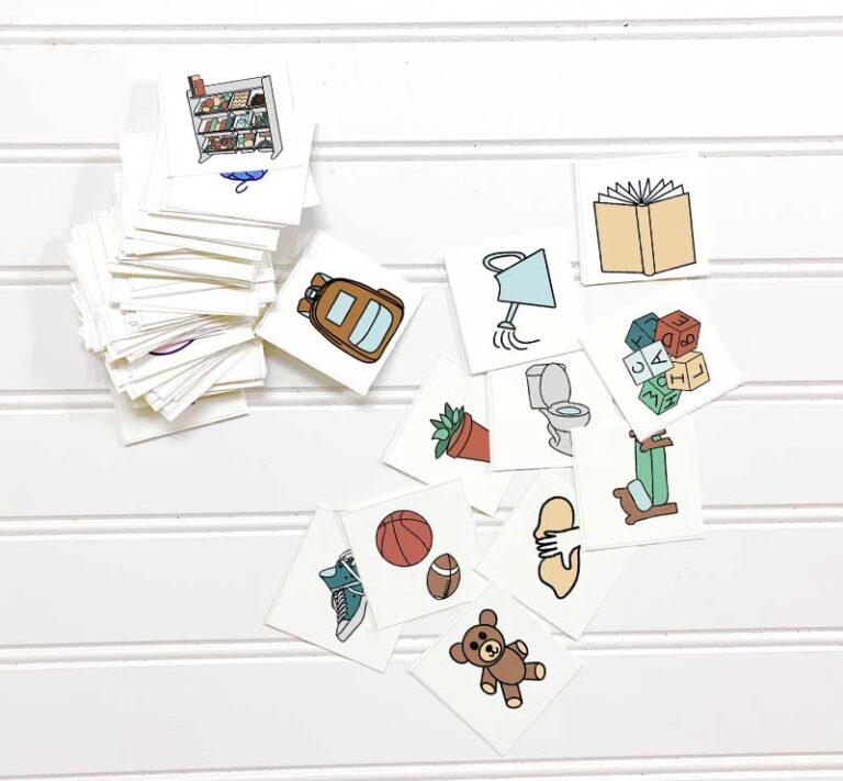 Printable Picture Chore Chart and Clean Up Games For Kids - Sly Spoon