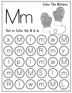 Free Printable Letter M Worksheets! - Sly Spoon