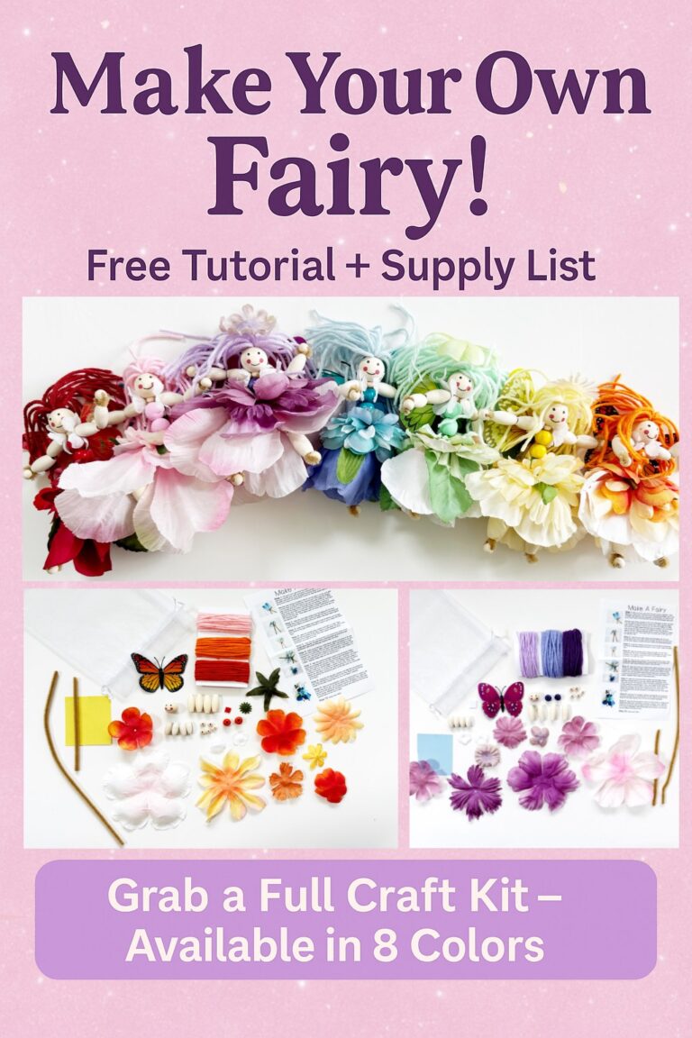 How to Make a DIY Fairy Doll (with Step-by-Step Tutorial + Kit Options ...