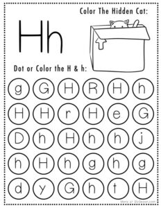 120+ Free Printable Dot Marker ABC Worksheet Pages For Upper and ...