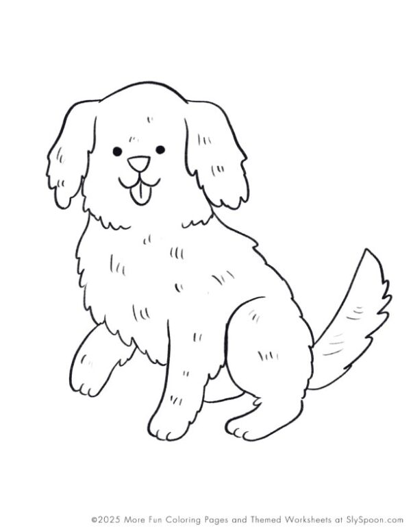G is for Golden Retriever: Free Fun Printable Dog Themed Learning for ...