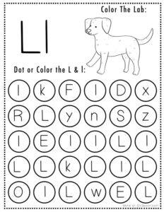 Free Printable Letter L Worksheets! - Sly Spoon