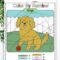 11 Free Printable Dog Themed Color by Number Pages for Kids with a Cute ...