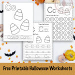 Free Printable Halloween Themed Letter C Dot Marker Activity Worksheets ...