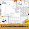 Free Printable Halloween Themed Letter G Dot Marker Activity Worksheets ...