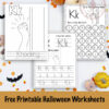 Free Printable Halloween Themed Letter K Tracing Worksheet! - Sly Spoon
