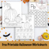 Free Printable Halloween Themed Letter P Coloring and Activity ...