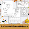 Free Printable Halloween Themed Letter R Dot Marker Activity Worksheets ...