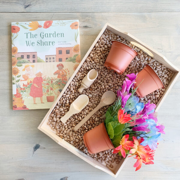 Gardening Fun: My Delightful Letter G Sensory Bin! - Sly Spoon