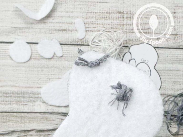 How to Hand Sew a Simple Felt Bunny Rabbit - Free Printable Pattern ...