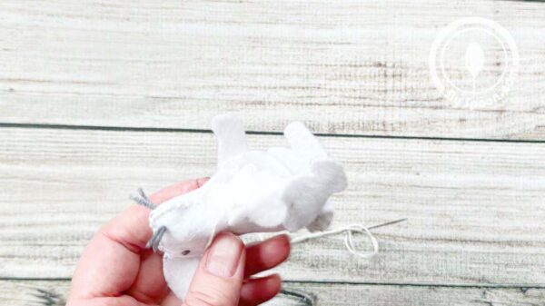 How to Hand Sew a Simple Felt Bunny Rabbit - Free Printable Pattern ...