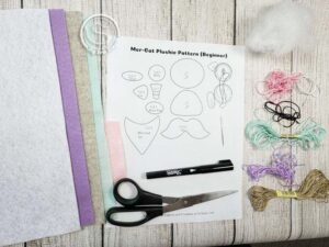 Easy Felt Mer-Cat Plushie Sewing Tutorial for Beginners – Free ...