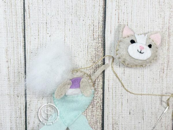 Easy Felt Mer-Cat Plushie Sewing Tutorial for Beginners – Free ...