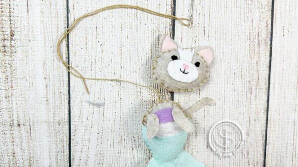Easy Felt Mer-Cat Plushie Sewing Tutorial for Beginners – Free ...