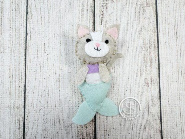 Easy Felt Mer-Cat Plushie Sewing Tutorial for Beginners – Free ...