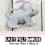 How to Sew an Easy Felt Mouse (or Rat!) Plushie with a Free Printable ...