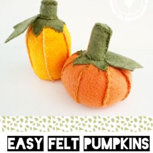 Free Printable Felt Pumpkin Sewing Pattern – Easy Hand Stitched Plushie ...