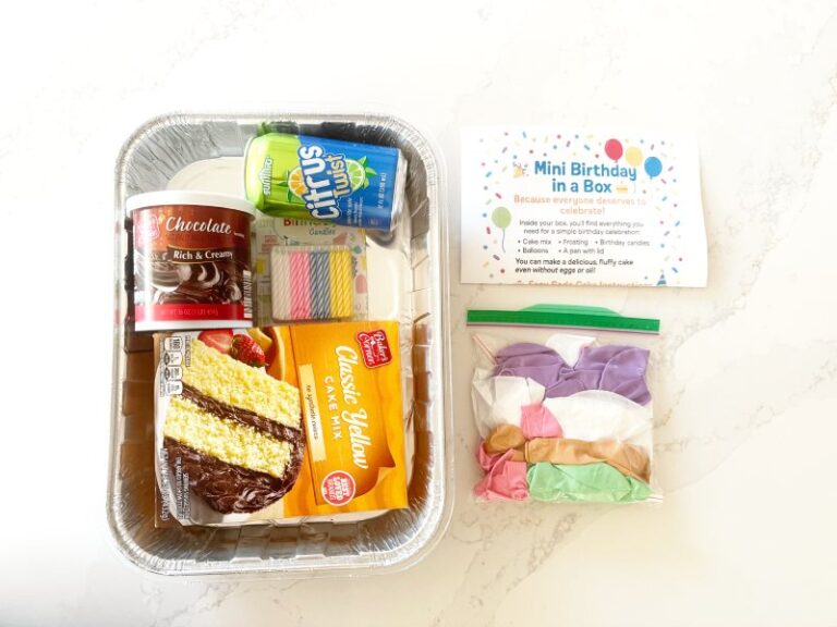 Birthday in A Box Free Printable 🎂 Mini “Birthday in a Box” Kits - A ...