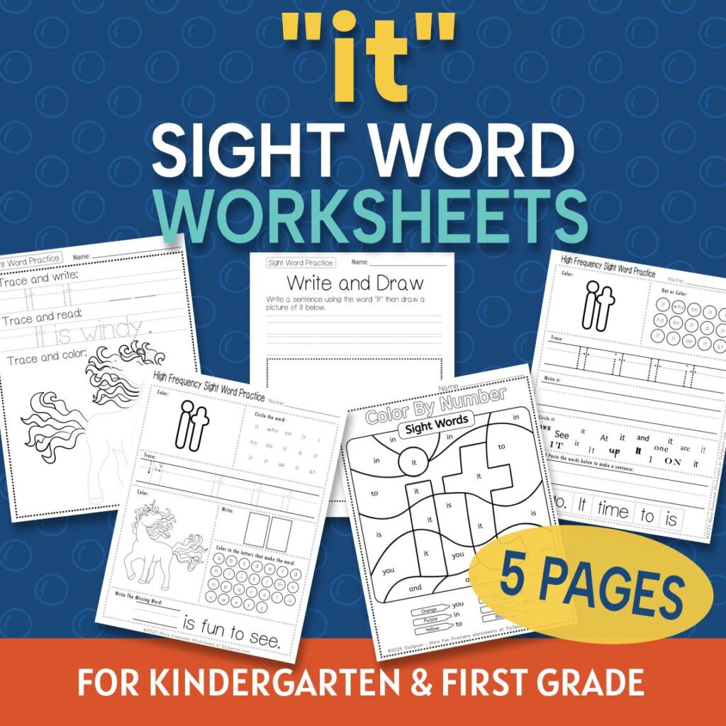 Sight Word Activity Pack – Volume 1 & 2 Mega Bundle (A, The, Of, And ...