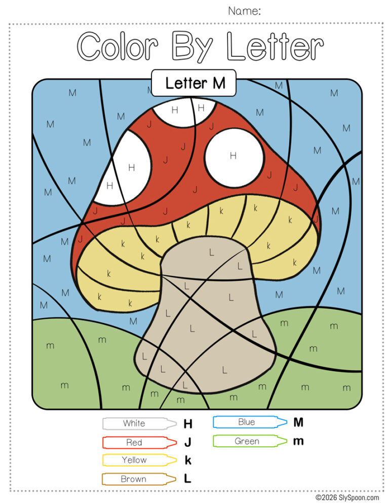 Color by Letter Worksheets A–Z | Alphabet Coloring Pages for Letter ...