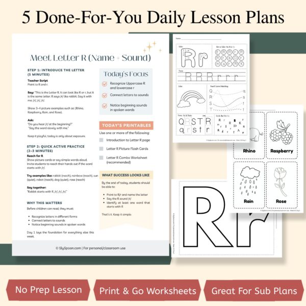 Letter R Curriculum Pack | PreK & Kindergarten Literacy Lessons ...